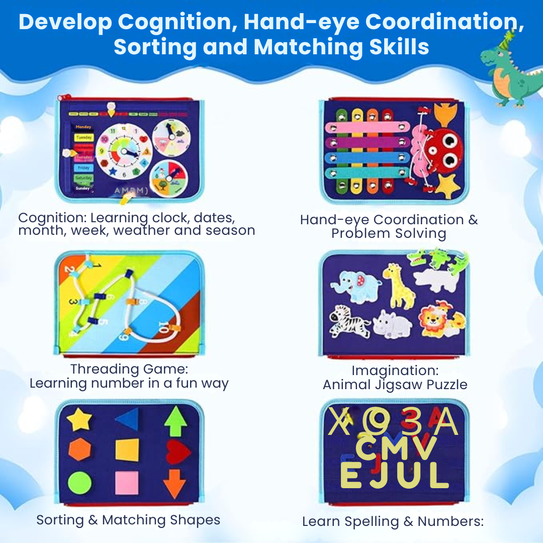 Toddla™ Montessori Busy Board – toddla